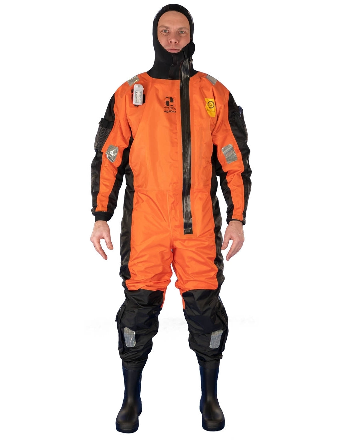 Hansen Protection SeaWork 85341 | 1-Hour SOLAS Immersion Suit – MTN SHOP