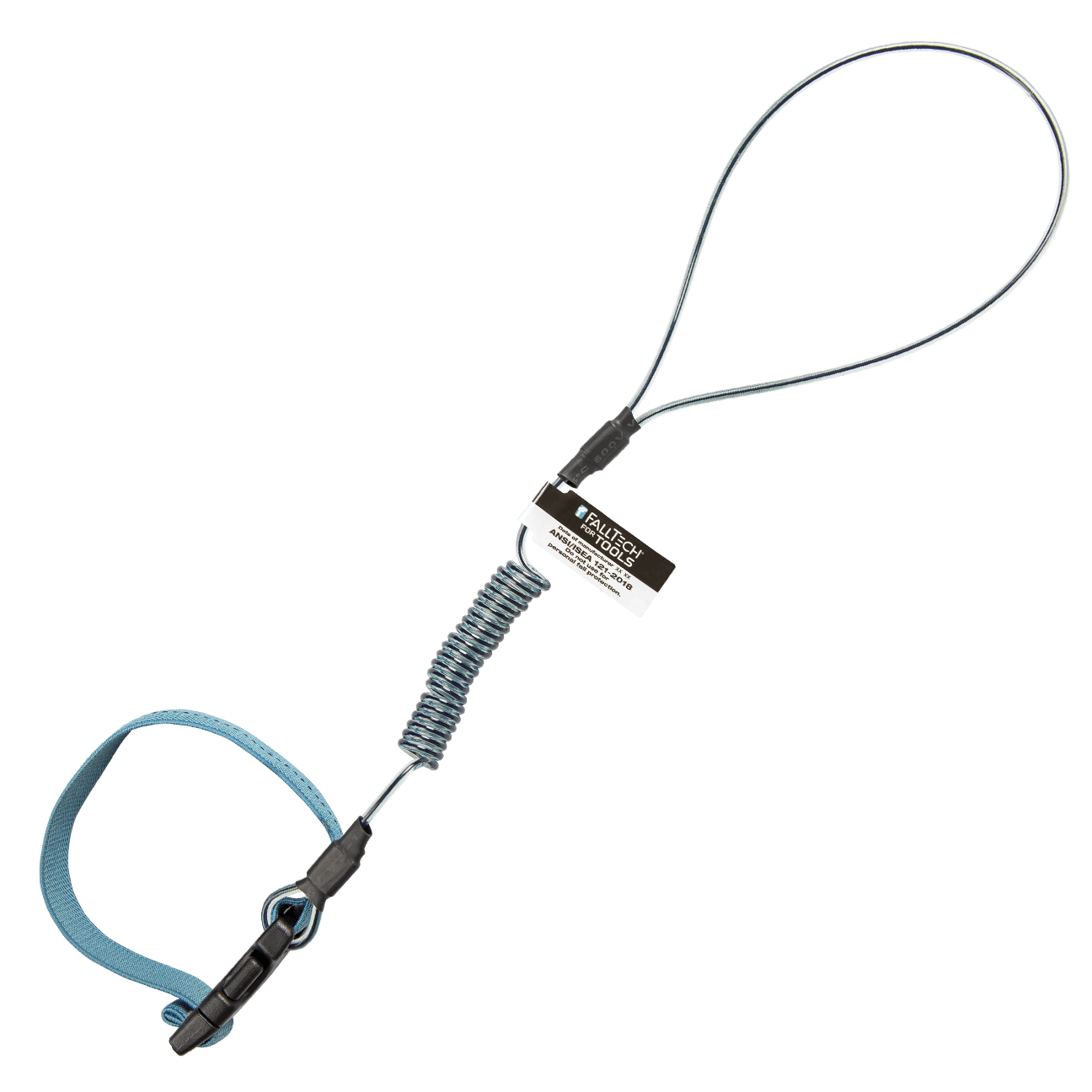 2 lb Stretch-coil and Web ANSI Hard Hat Tether, 18", 25/pk – MTN SHOP