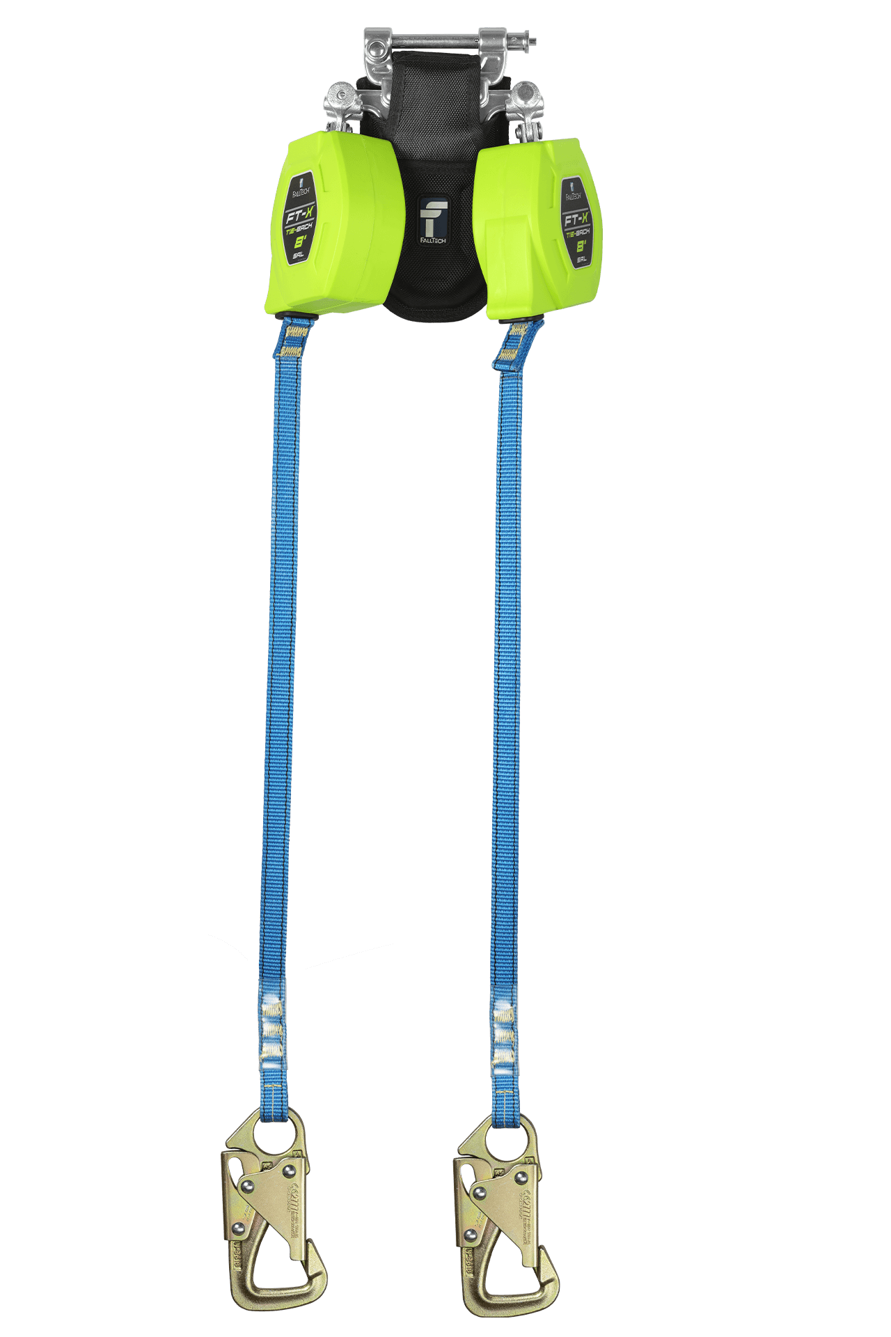 8' FT-X™ Web Tie-Back Class 1 Personal SRL, Twin-leg with Steel 5k Sna ...